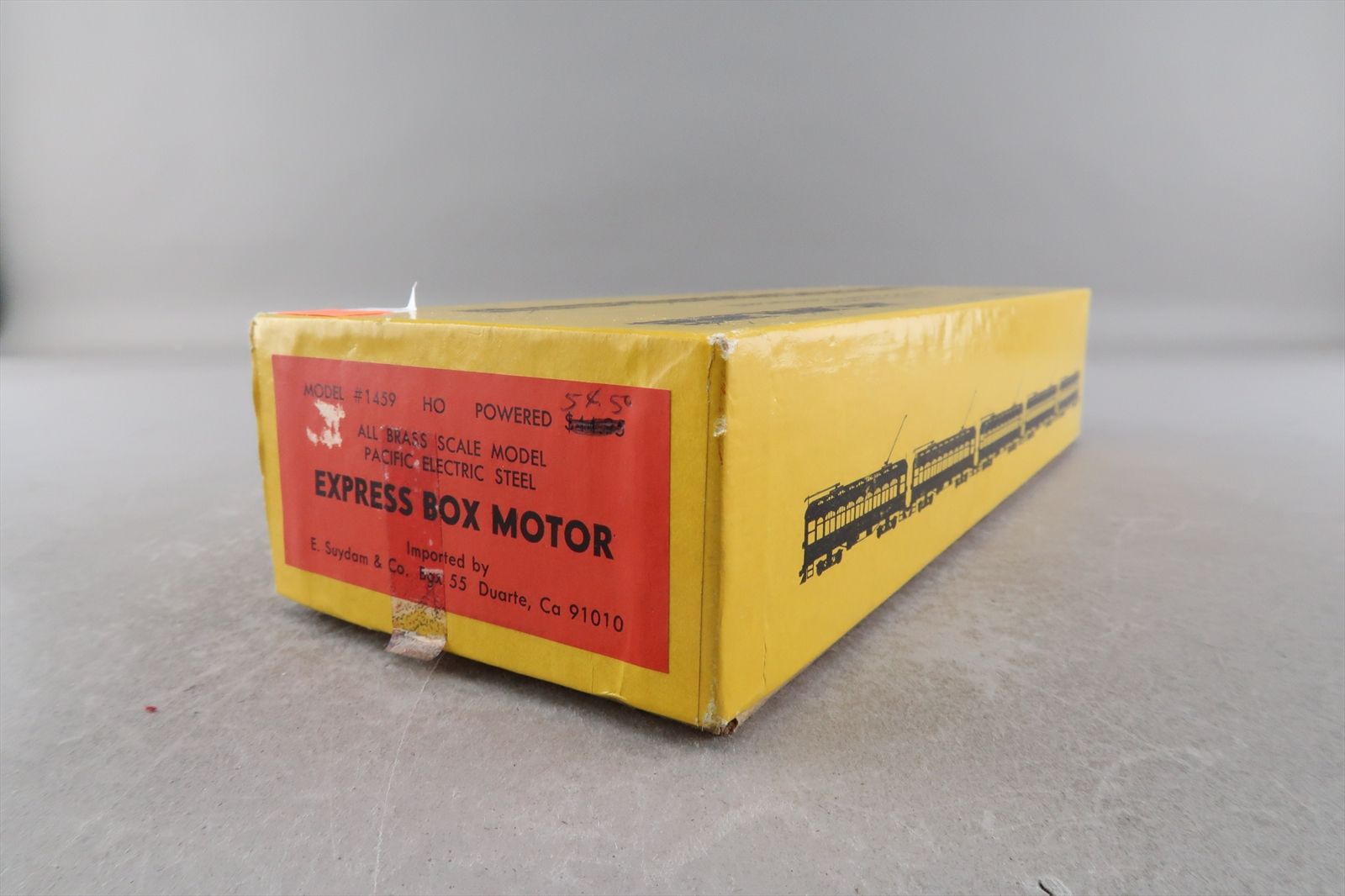 HO Brass Model - Suydam 1459 PE Pacific Electric Express Box Motor ...