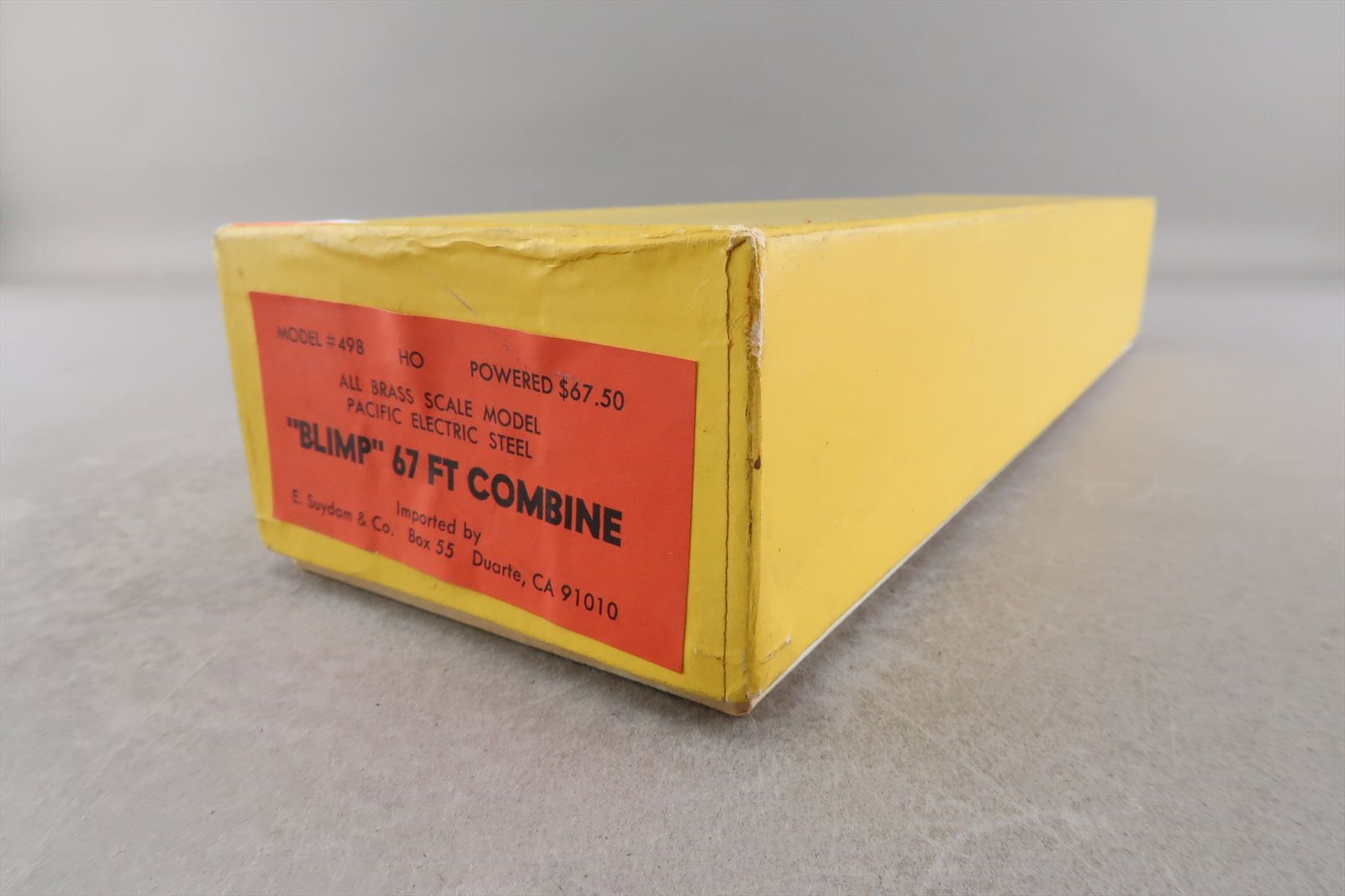 HO Brass Model - Suydam 498 PE Pacific Electric Blimp 67' Combine Steel ...