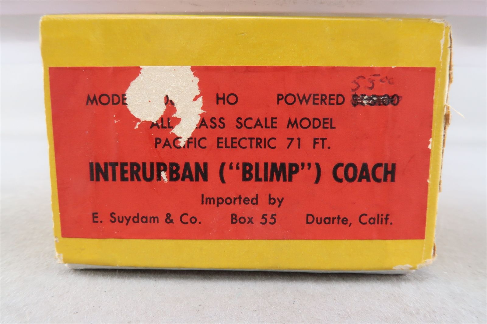 HO Brass Model - Suydam 400 PE Pacific Electric Blimp 71' Interurban ...