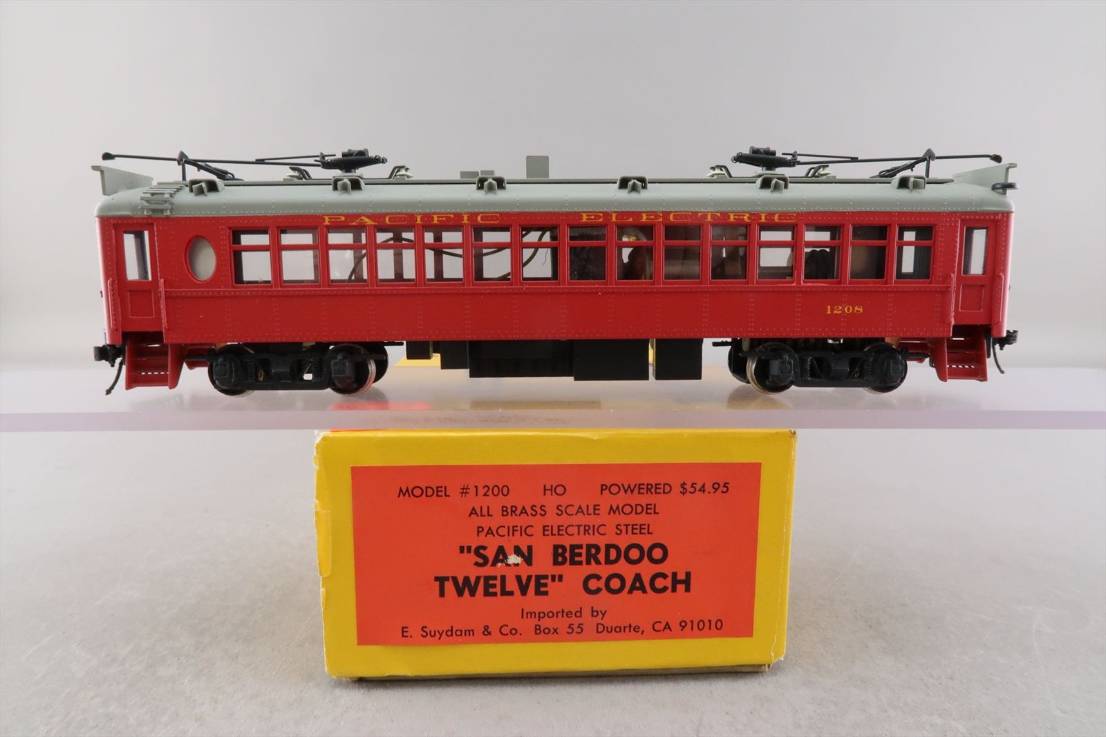 HO Brass Model - Suydam 1200 PE Pacific Electric San Berdoo Twelve ...