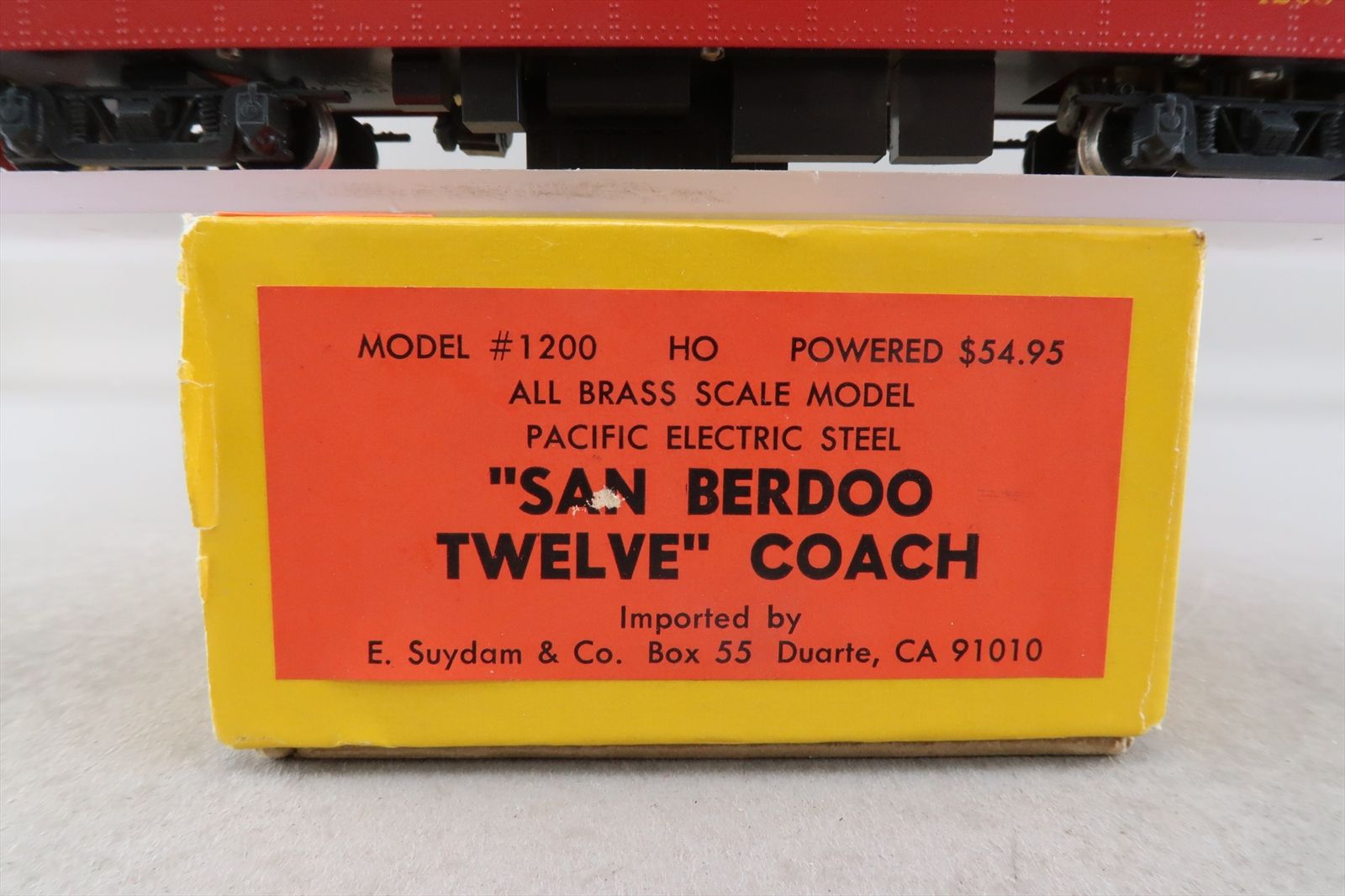 HO Brass Model - Suydam 1200 PE Pacific Electric San Berdoo Twelve ...