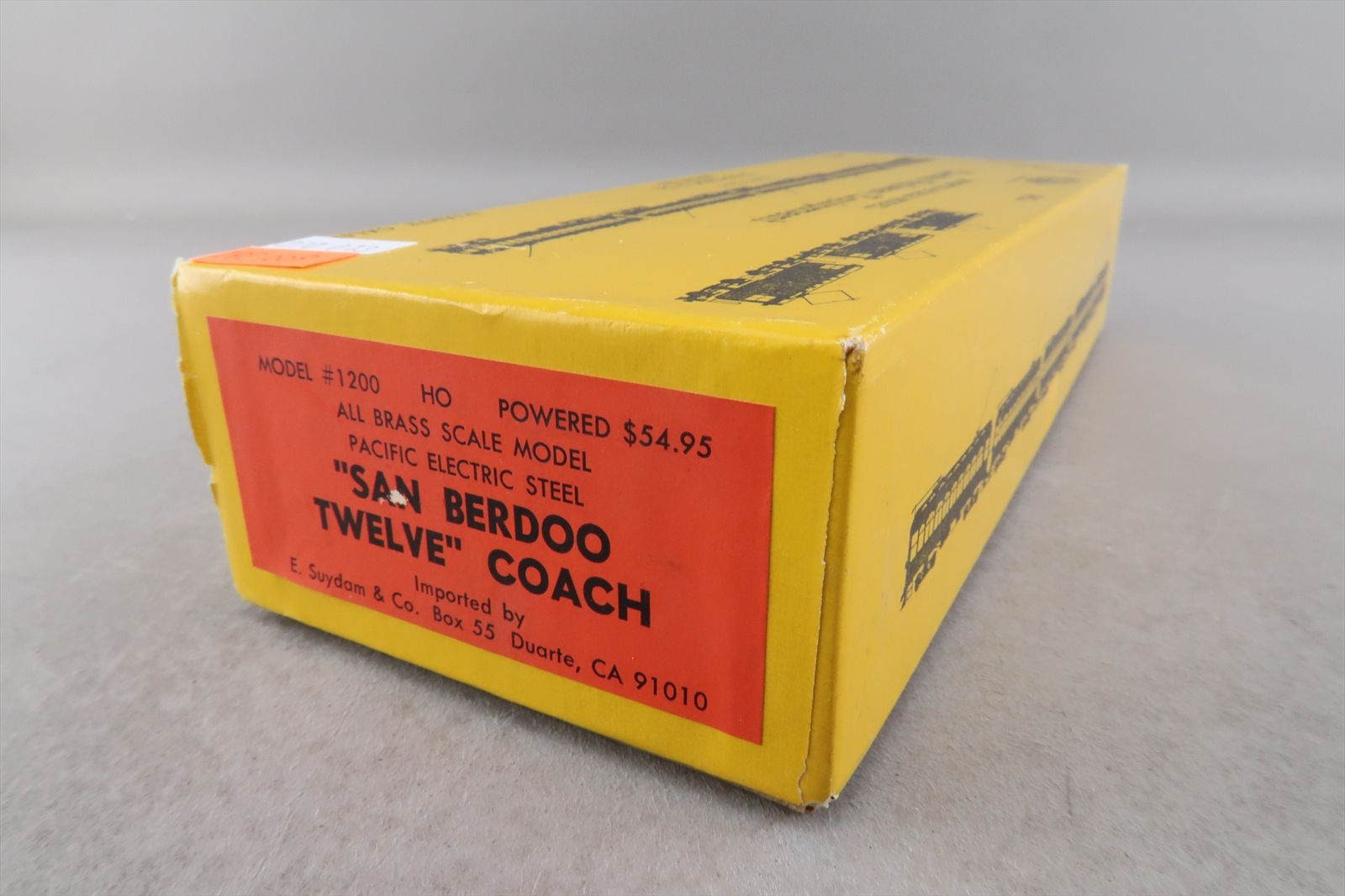 HO Brass Model - Suydam 1200 PE Pacific Electric San Berdoo Twelve ...