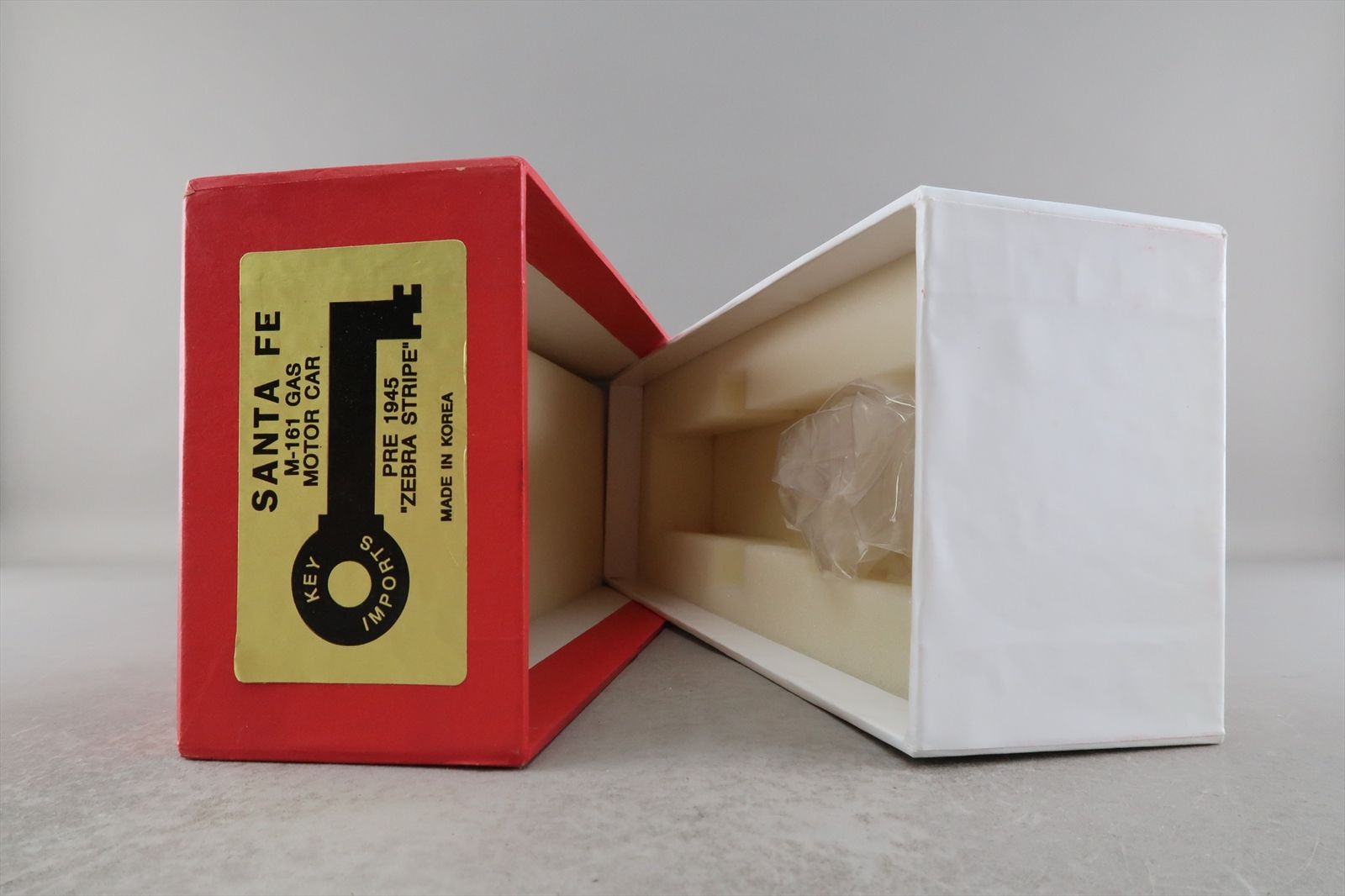 HO Brass Model - Key AT&SF Santa Fe EMD Motor Car Gasoline Zebra Stripe ...