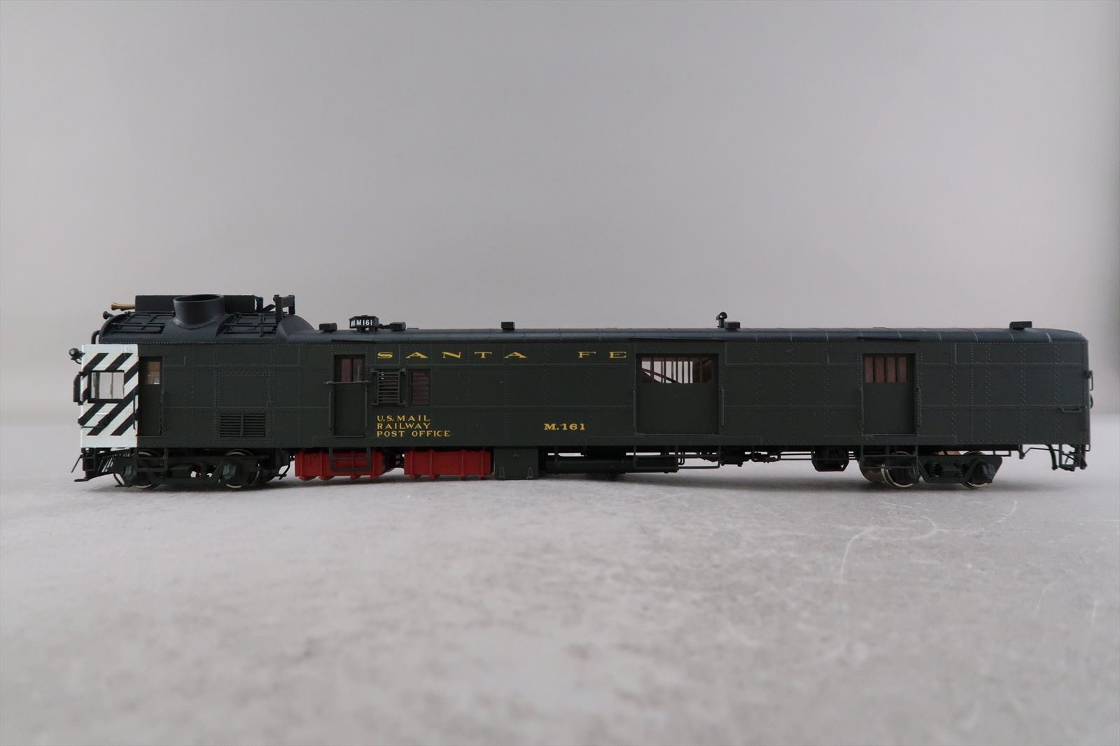 HO Brass Model - Key AT&SF Santa Fe EMD Motor Car Gasoline Zebra Stripe ...