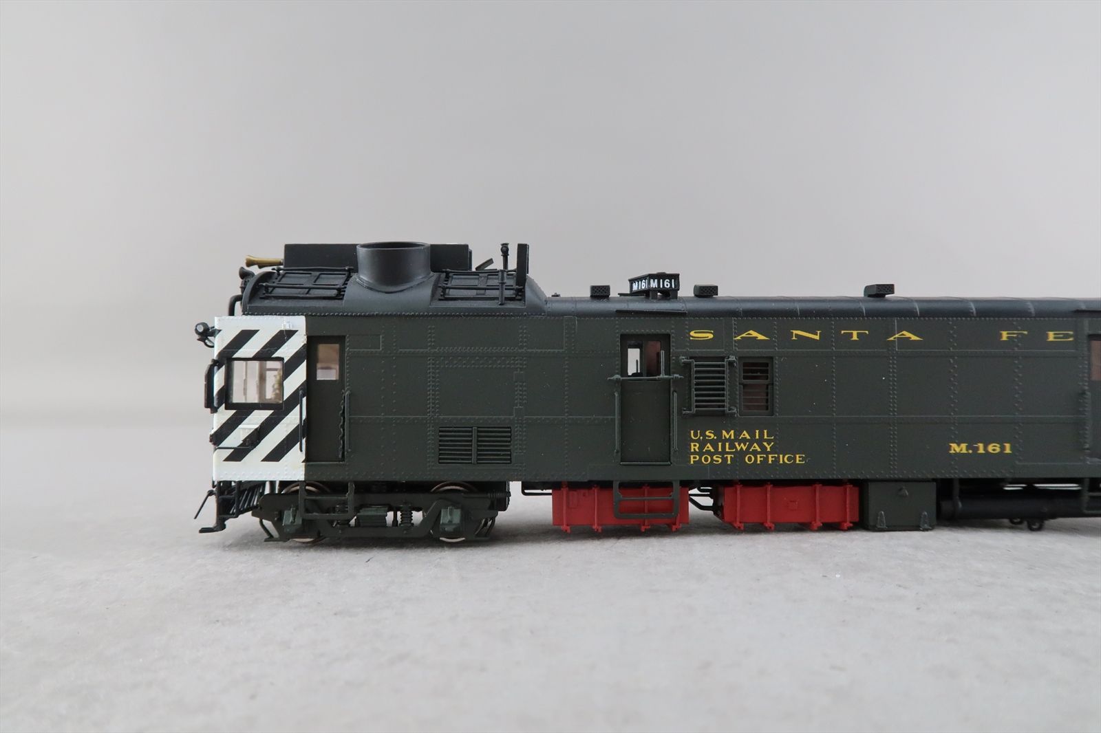 HO Brass Model - Key AT&SF Santa Fe EMD Motor Car Gasoline Zebra Stripe ...