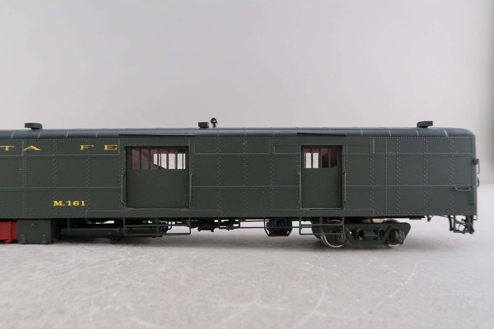 HO Brass Model - Key AT&SF Santa Fe EMD Motor Car Gasoline Zebra Stripe ...