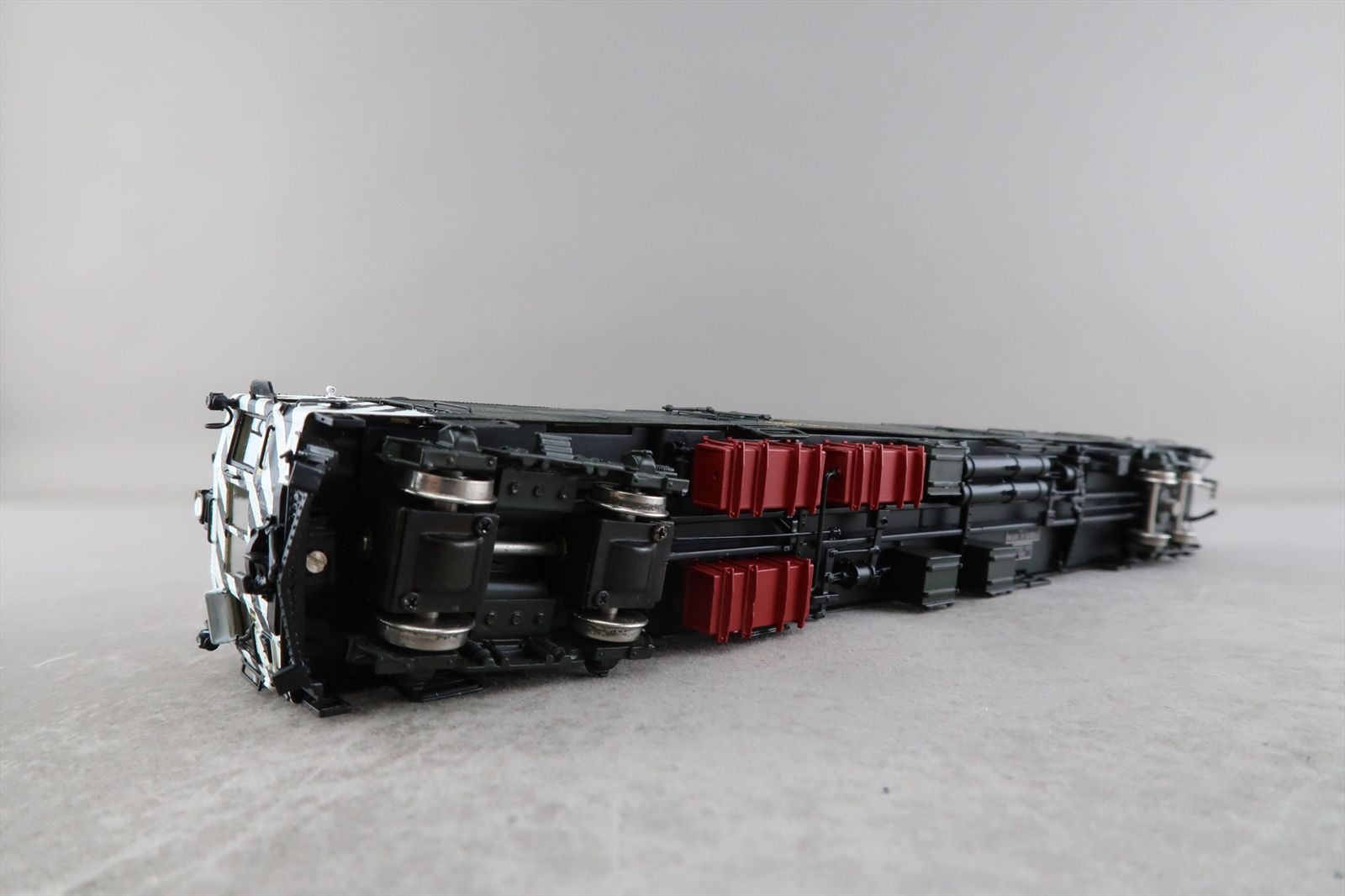 HO Brass Model - Key AT&SF Santa Fe EMD Motor Car Gasoline Zebra Stripe ...