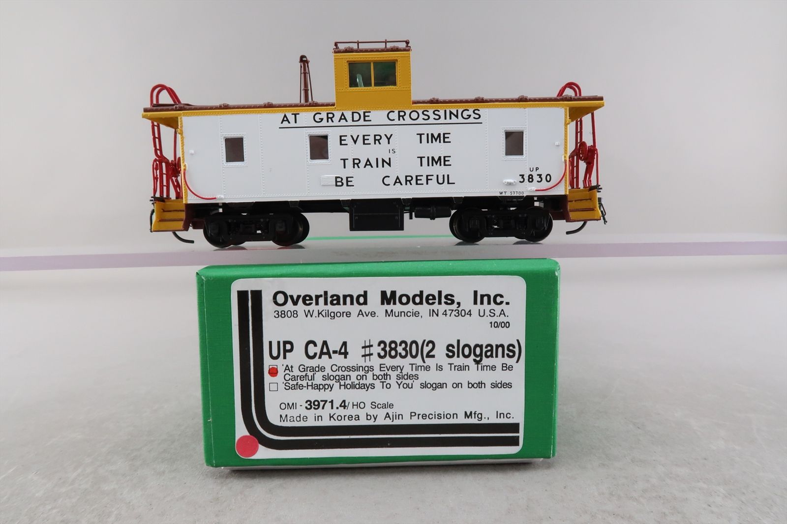 HO Brass Model - OMI 3971.4 UP Union Pacific CA-4 Caboose At Grade ...