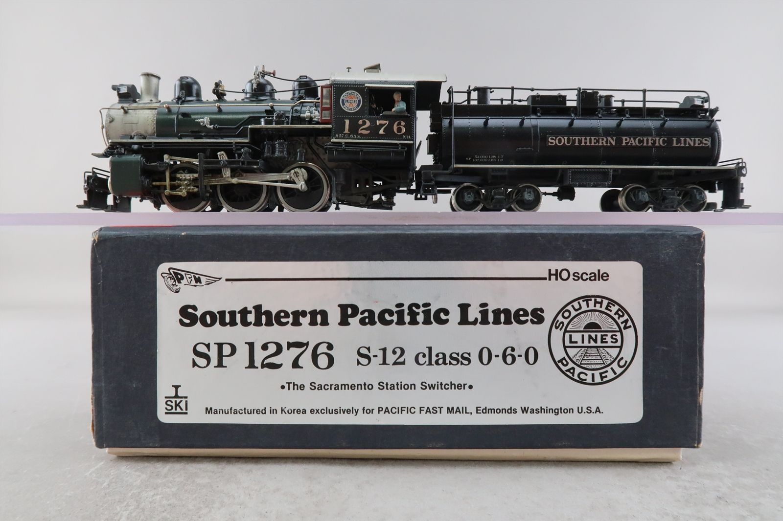 HO Brass Model - PFM SP Southern Pacific S-12 0-6-0 The Sacramento ...