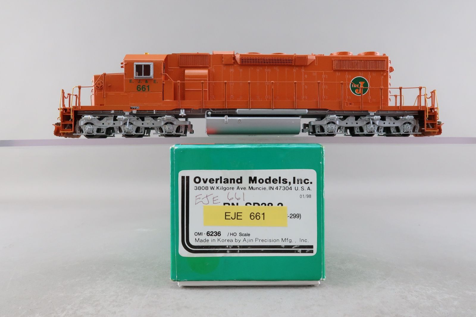HO Brass Model - OMI 6236 BN as EJ&E Elgin Joliet & Eastern The J SD38-2 #661 - Pro Paint - 1998 ...