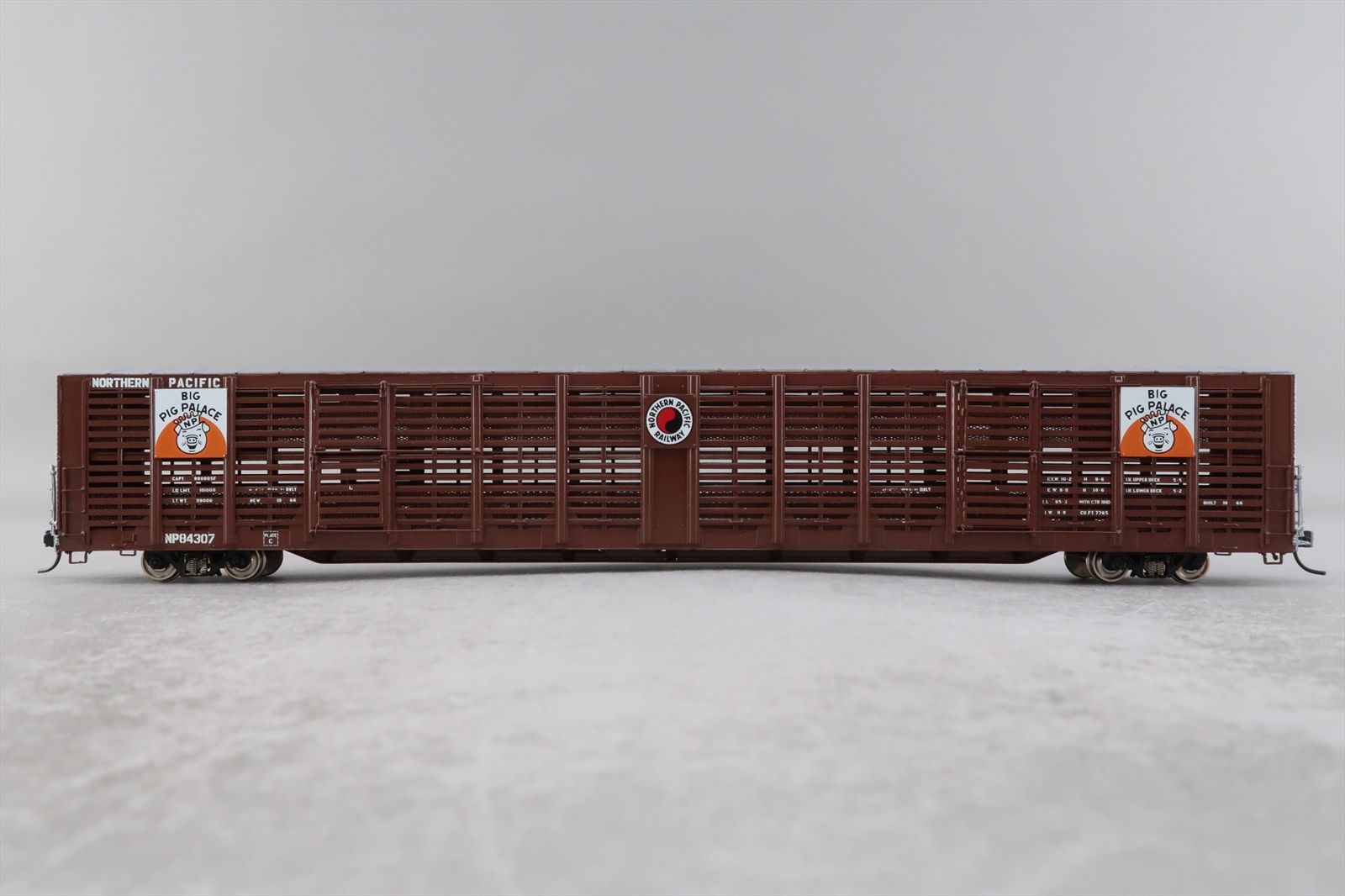 HO Brass Model - OMI 3004 NP Northern Pacific 85' Big Pig Palace ...