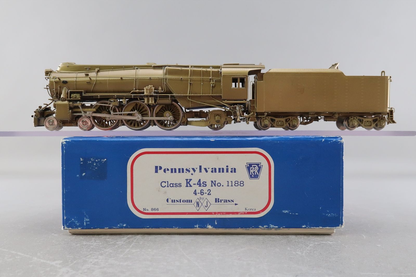 HO Brass Model - NJCB 866 PRR Pennsylvania K-4s #1188- Unpainted - 1983 ...