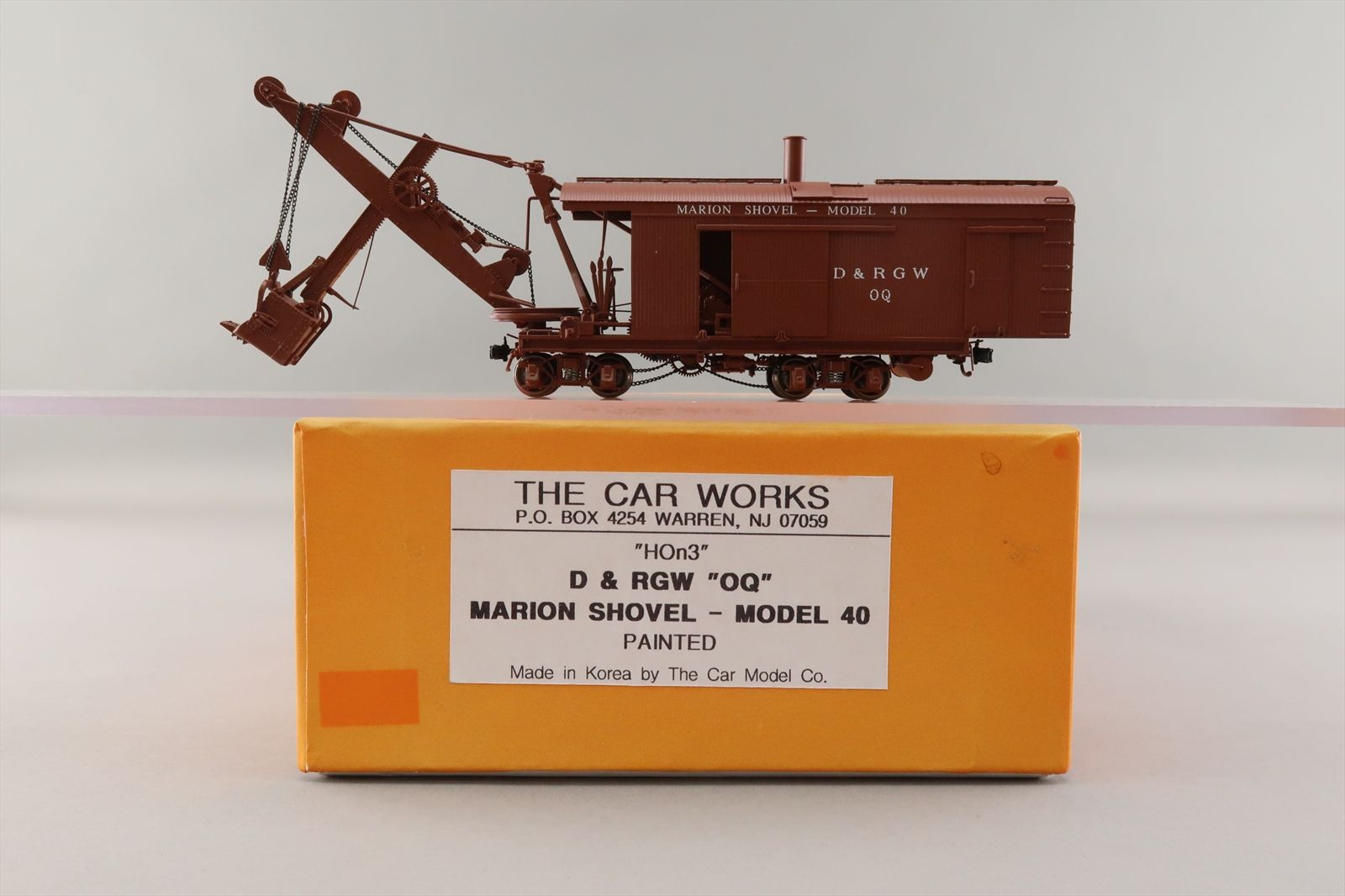 HOn3 Brass Model - TCW Car Works D&RGW Rio Grande OQ Marion Shovel ...
