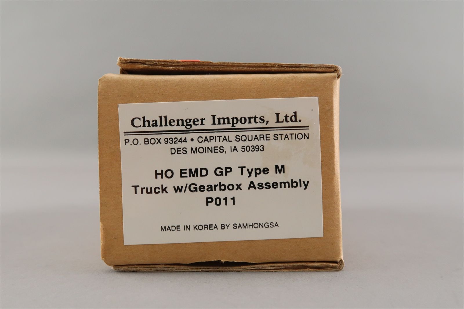 HO Brass Model Parts - CIL P011 EMD GP Type M Truck w/ Gearbox Assembly ...