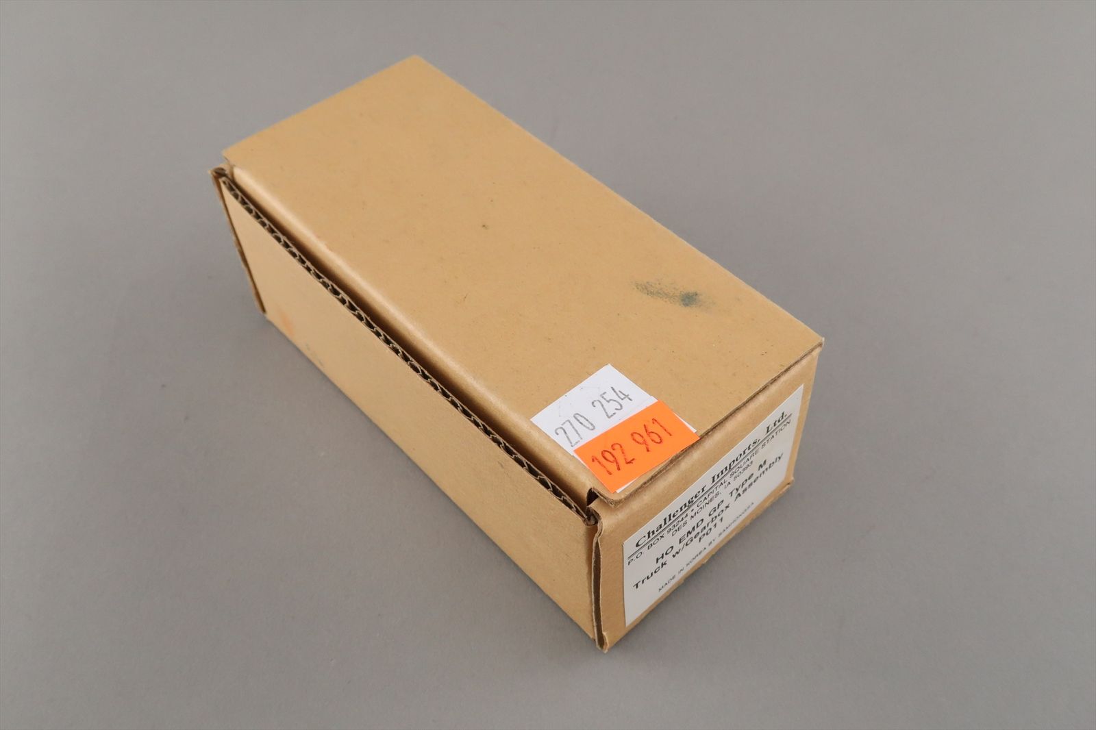 HO Brass Model Parts - CIL P011 EMD GP Type M Truck w/ Gearbox Assembly ...