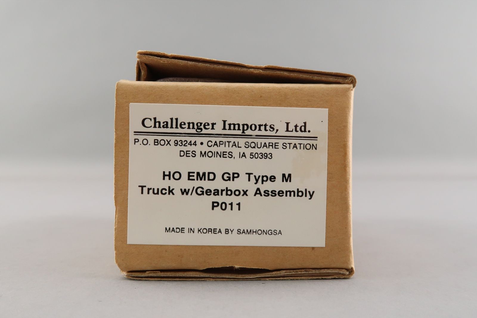 HO Brass Model Parts - CIL P011 EMD GP Type M Truck w/ Gearbox Assembly ...