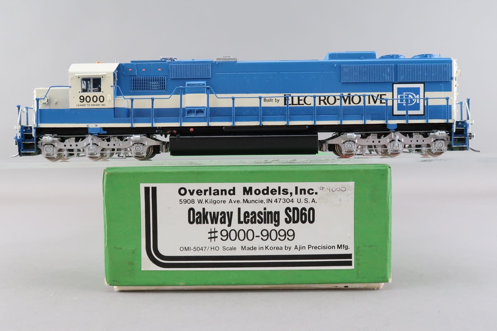 HO Brass Model - OMI 5047 Oakway Leasing GM EMD SD60 Demo Demonstrator #9000 - Custom - 1988 Run ...