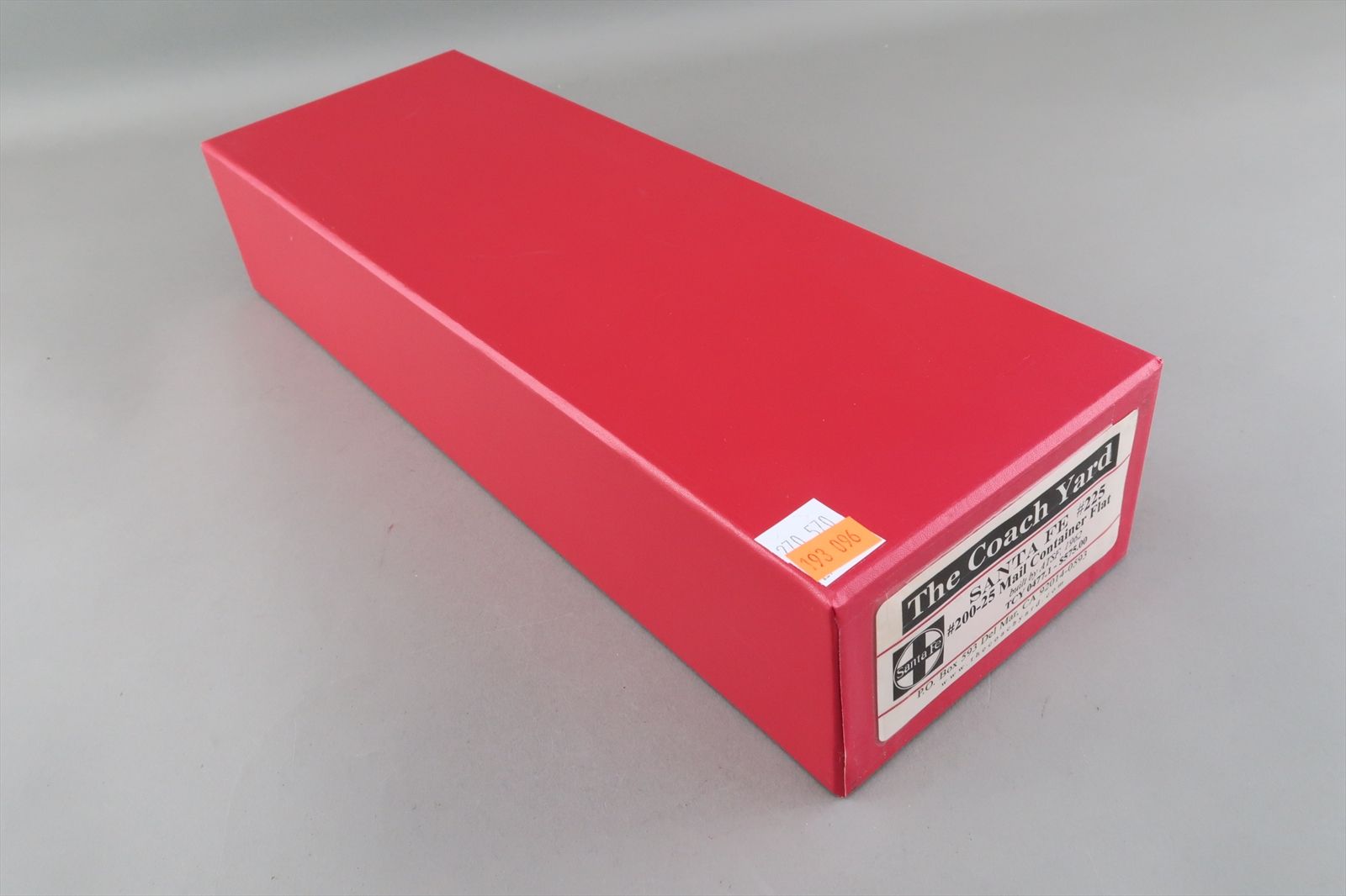 HO Brass Model - TCY 0477.1 AT&SF Santa Fe Mail Container Flat w ...