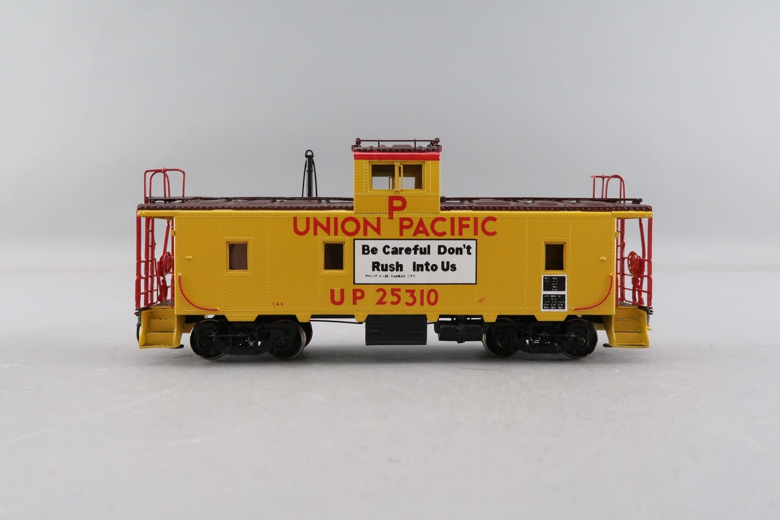 HO Brass Model - OMI 1211 UP Union Pacific CA-6 Caboose Be Careful Don ...
