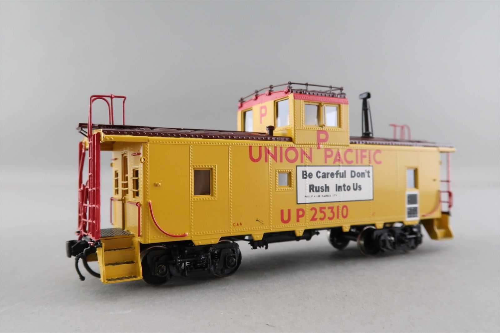 HO Brass Model - OMI 1211 UP Union Pacific CA-6 Caboose Be Careful Don ...