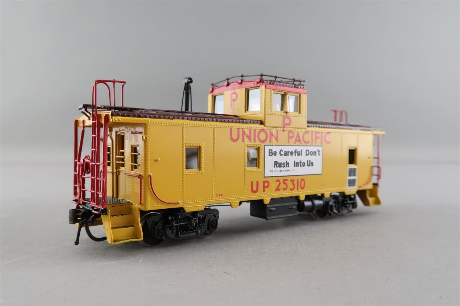 HO Brass Model - OMI 1211 UP Union Pacific CA-6 Caboose Be Careful Don ...