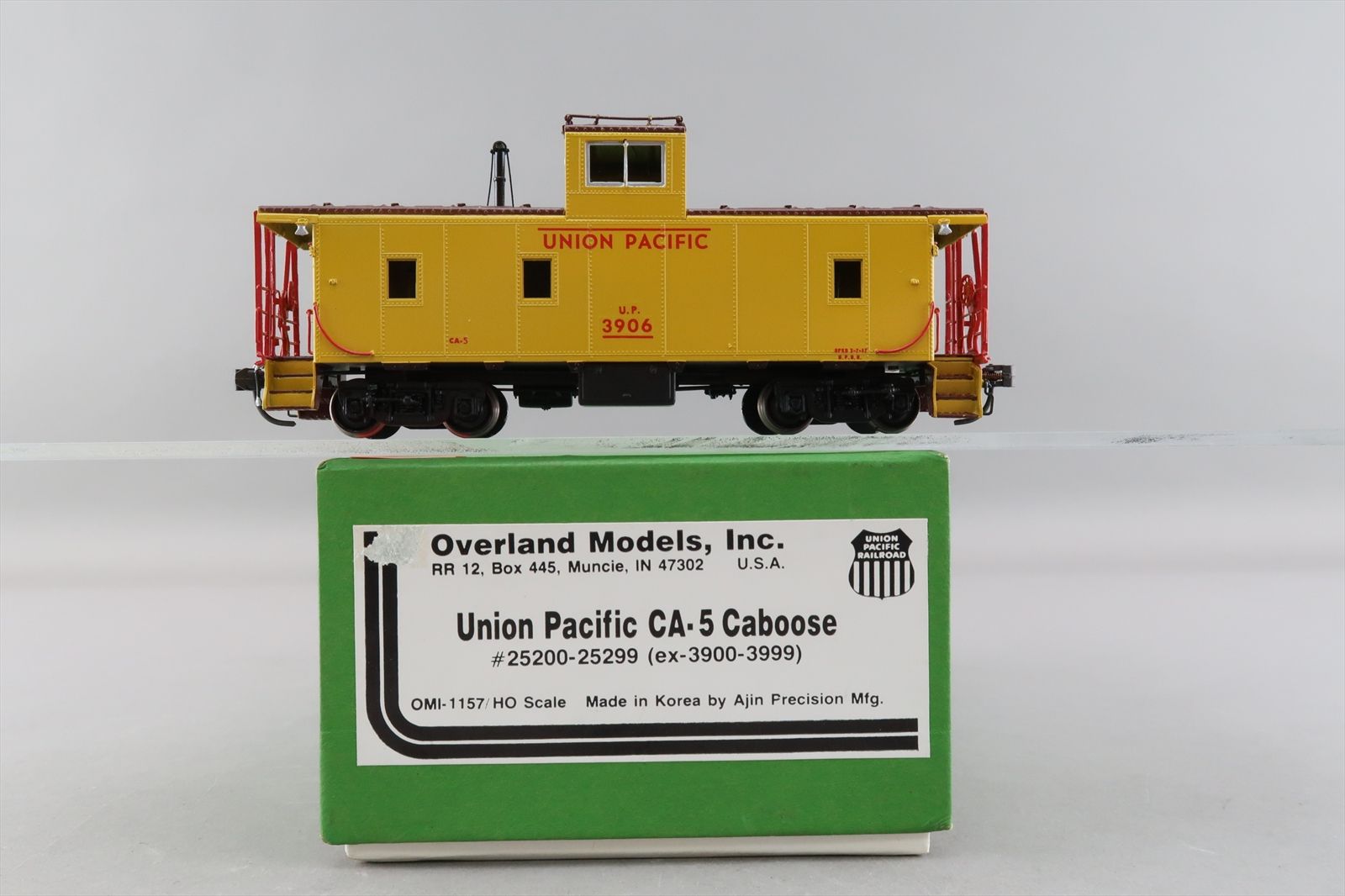 HO Brass Model - OMI 1157 UP Union Pacific CA-5 Caboose #3906 - Custom ...