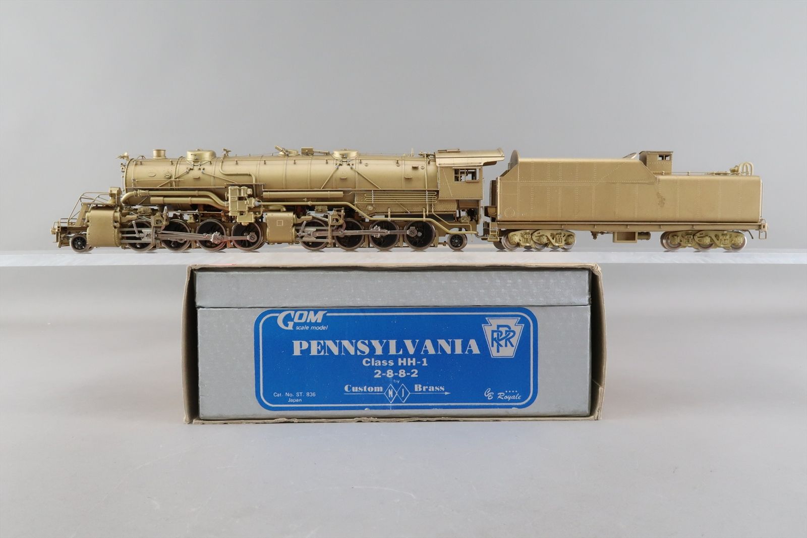 HO Brass Model - NJCB ST-836 PRR Pennsylvania HH-1 2-8-8-2 - Unpainted ...