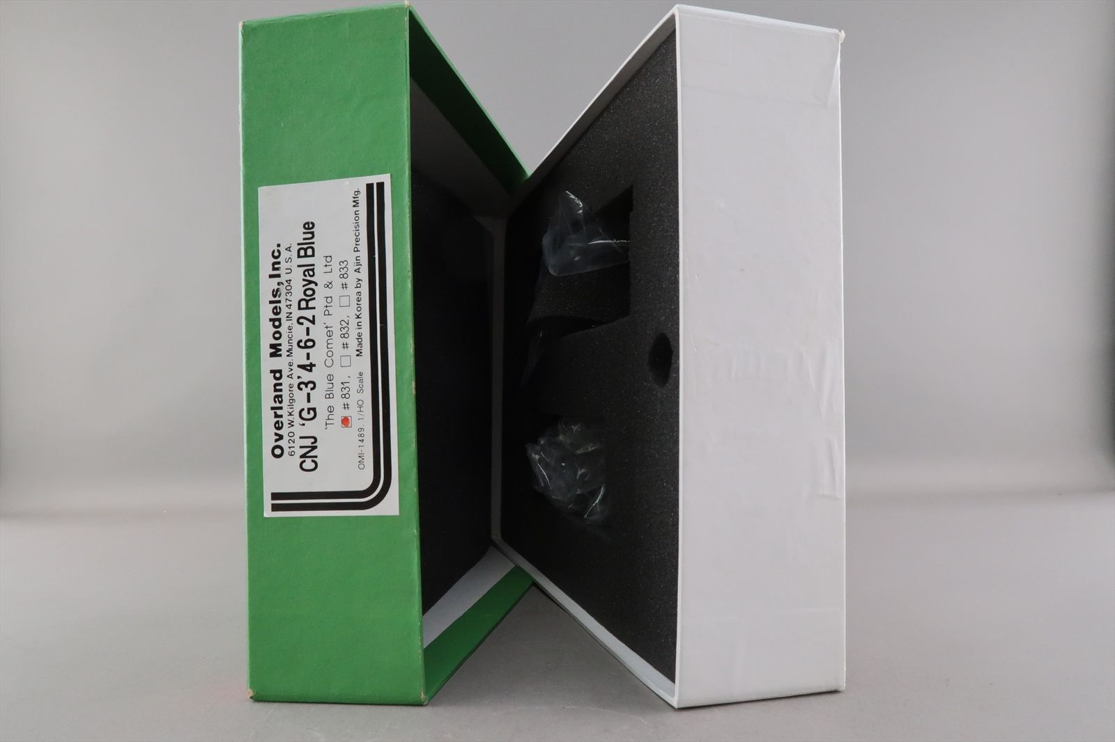 HO Brass Model - OMI 1489.1 CNJ Jersey Central G-3 4-6-2 Royal Blue ...