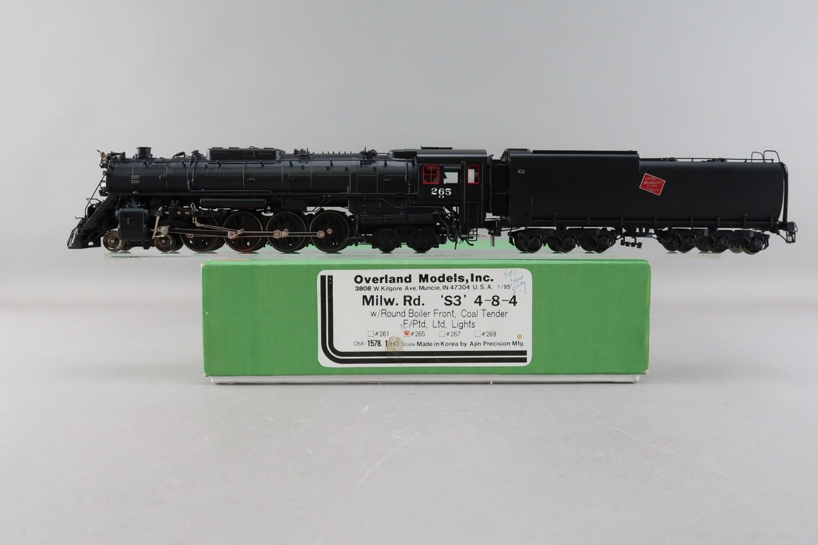 HO Brass Model - OMI 1578.1 Milwaukee Road 4-8-4 S3 Round Boiler Front ...