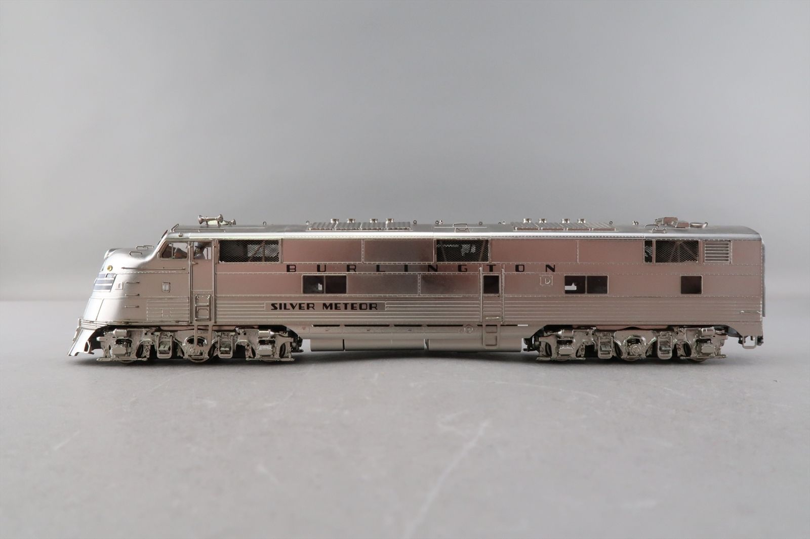 HO Brass Model - CIL 2032.1 CB&Q Burlington E5 E5A Phase I 1950's Silver Meteor - F/P - 1993 Run ...