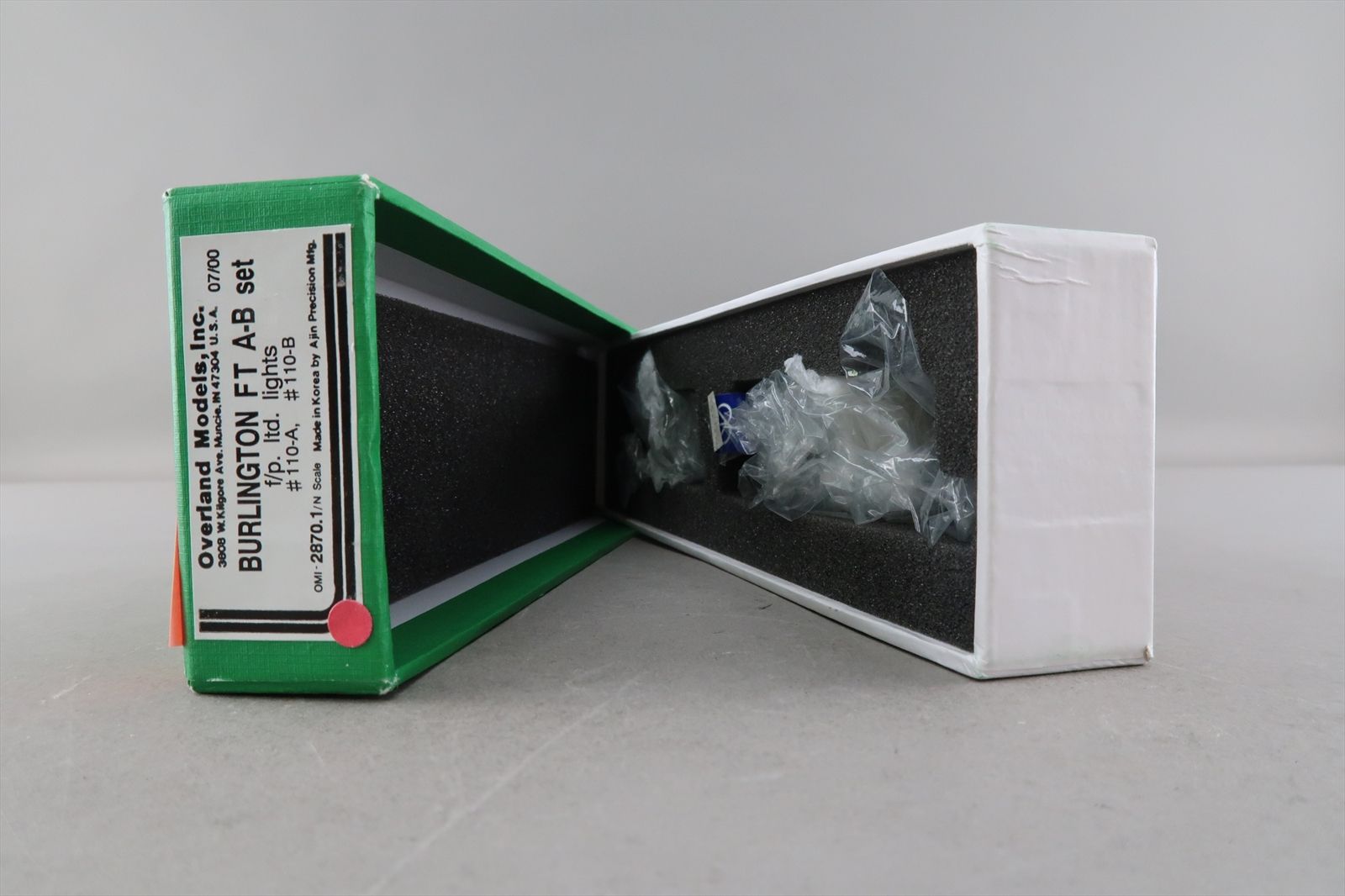 N Brass Model - OMI 2870.1 CB&Q Burlington FT AB Set #110 - F/P - 2000 ...