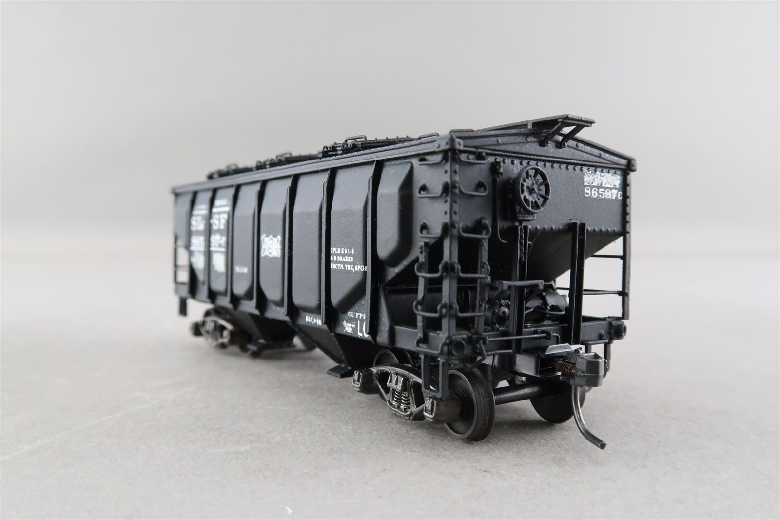 HO Brass Model - OMI 3129 SLSF Frisco St Louis San Francisco Panel Side 2-Bay Covered Hopper ...