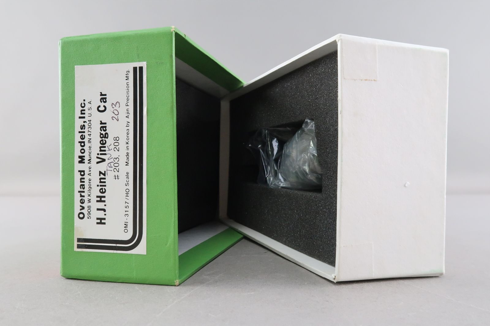 HO Brass Model - OMI 3157 H.J. Heinz Vinegar Car Pickle 57 #203 - Pro ...