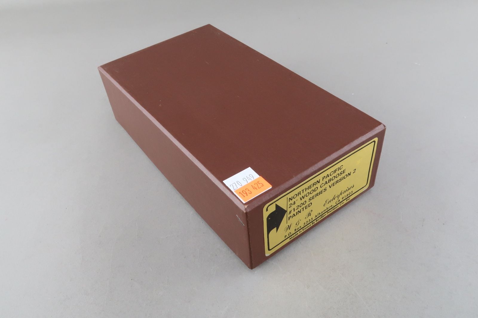 HO Brass Model - W&R NP Northern Pacific 24' Wood Caboose Version 2 ...