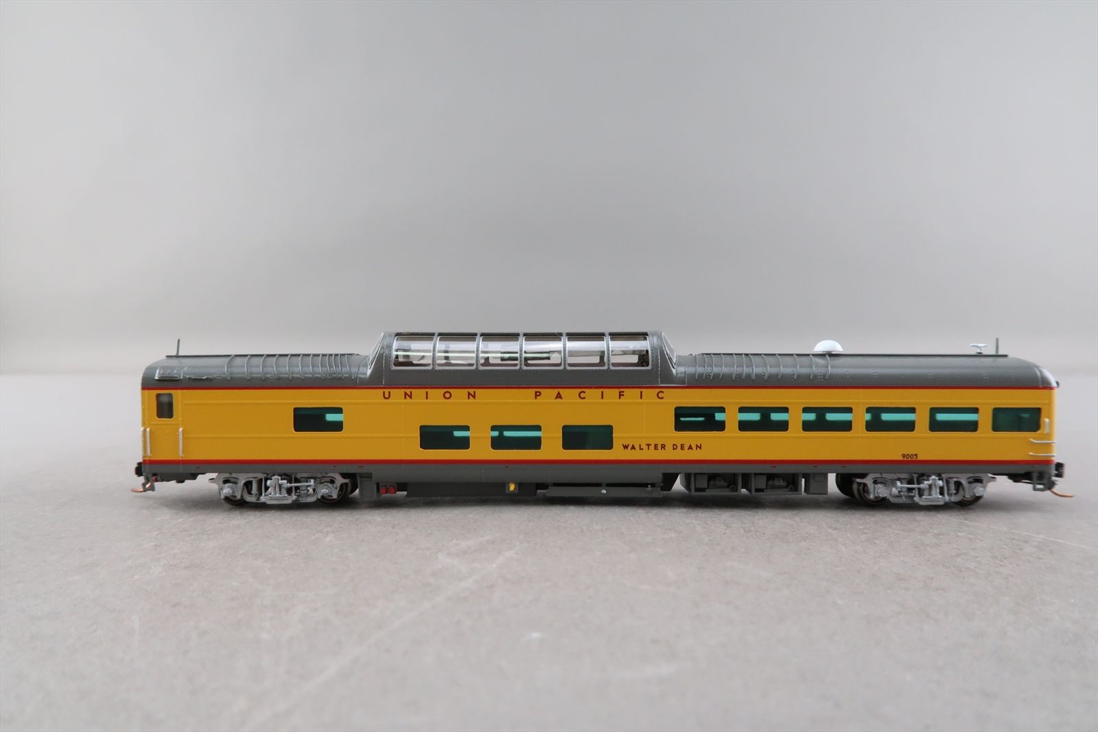 N Brass Model - OMI 28010.1 UP Union Pacific Dome Lounge Walter Dean #9005 - F/P - 2003 Run - Ajin