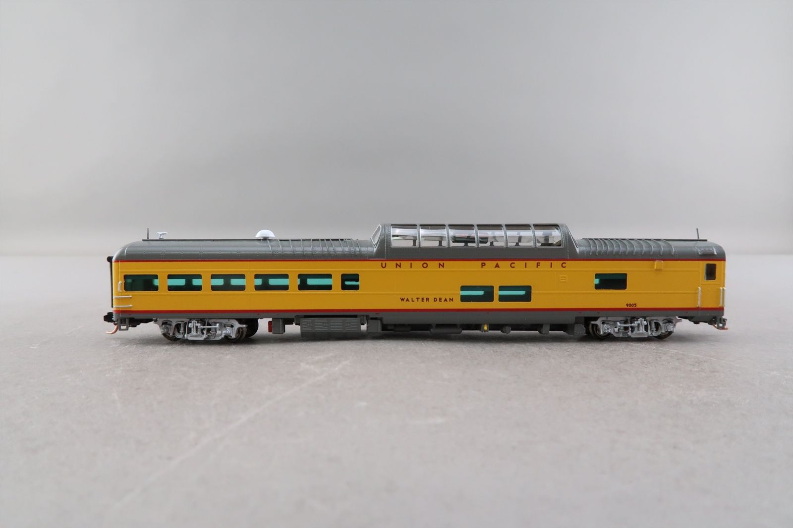 N Brass Model - OMI 28010.1 UP Union Pacific Dome Lounge Walter Dean #9005 - F/P - 2003 Run - Ajin