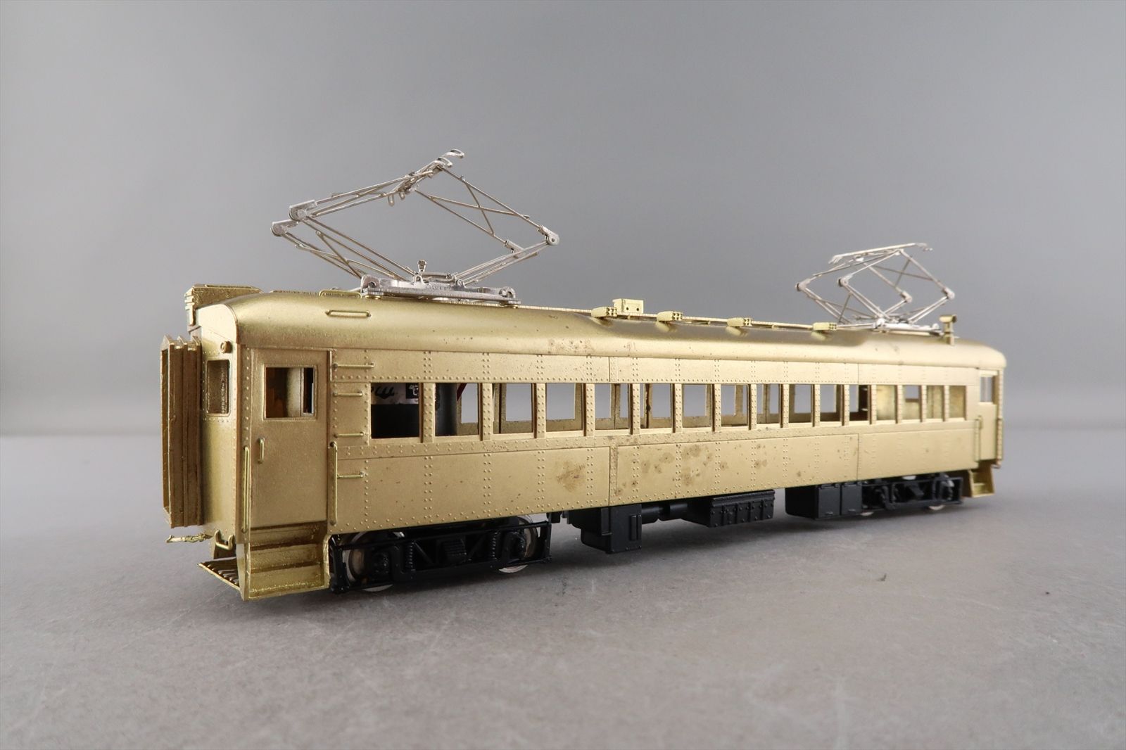 HO Brass Model - NPP Nickel CSS&SB Chicago South Shore & South Bend Modernized Short Coach ...