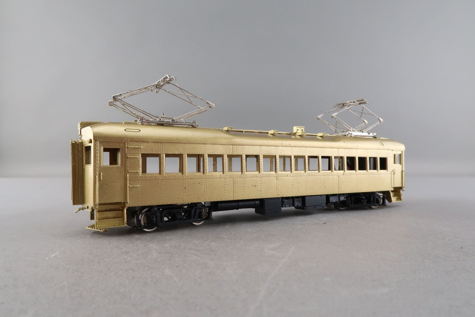 HO Brass Model - NPP Nickel CSS&SB Chicago South Shore & South Bend Modernized Short Coach ...
