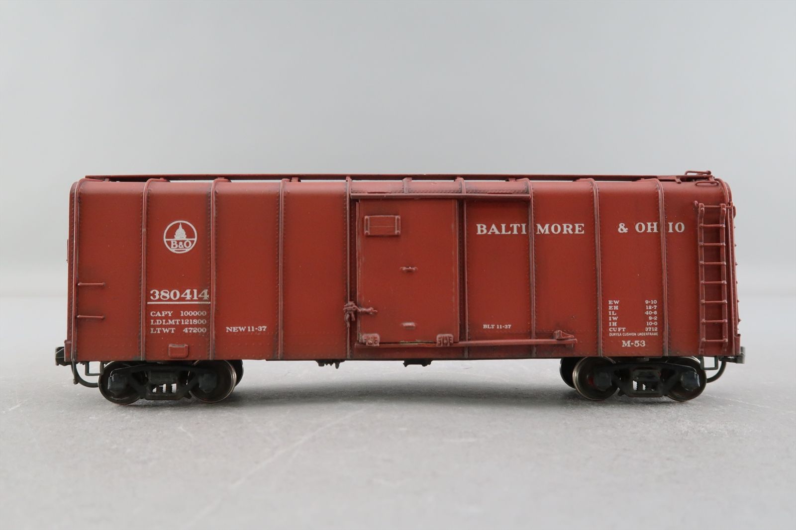 HO Brass Model - OMI 1387 B&O Baltimore & Ohio M-53A Wagon Top Boxcar ...