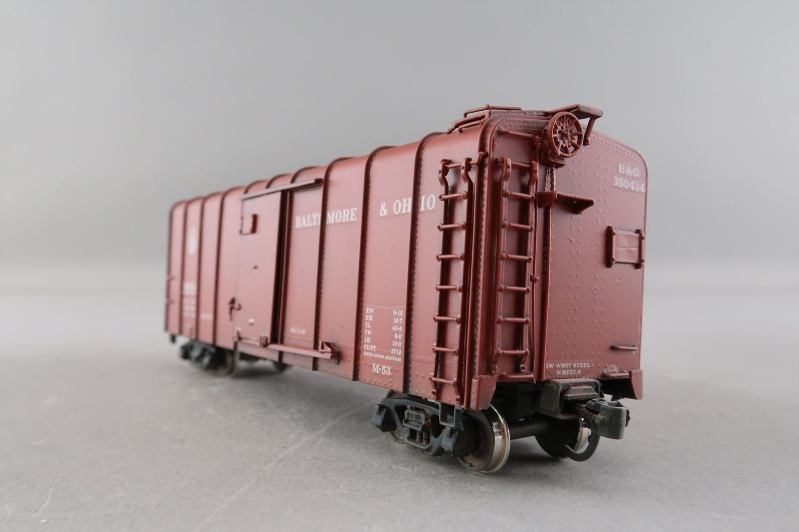 HO Brass Model - OMI 1387 B&O Baltimore & Ohio M-53A Wagon Top Boxcar ...