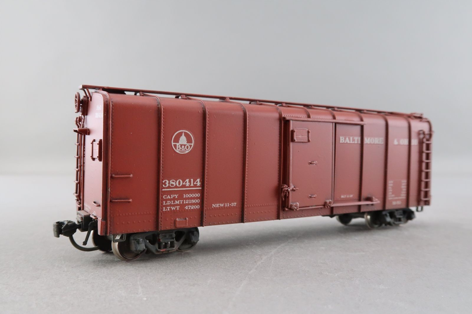 HO Brass Model - OMI 1387 B&O Baltimore & Ohio M-53A Wagon Top Boxcar ...