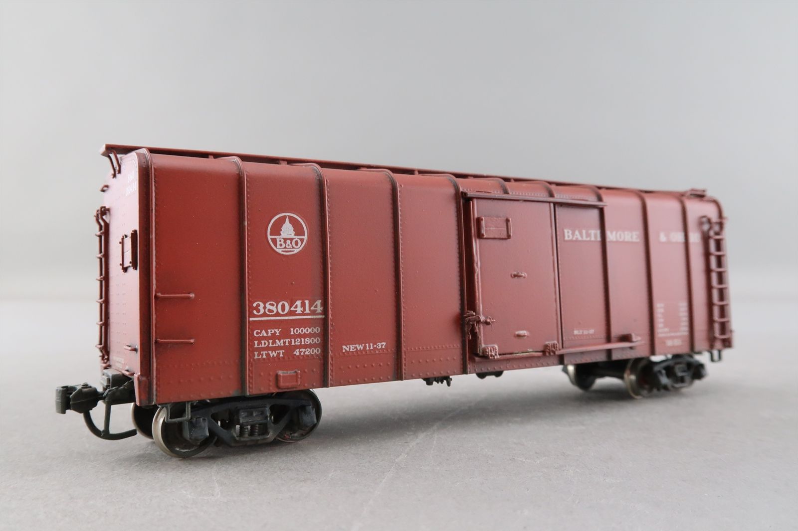 HO Brass Model - OMI 1387 B&O Baltimore & Ohio M-53A Wagon Top Boxcar ...