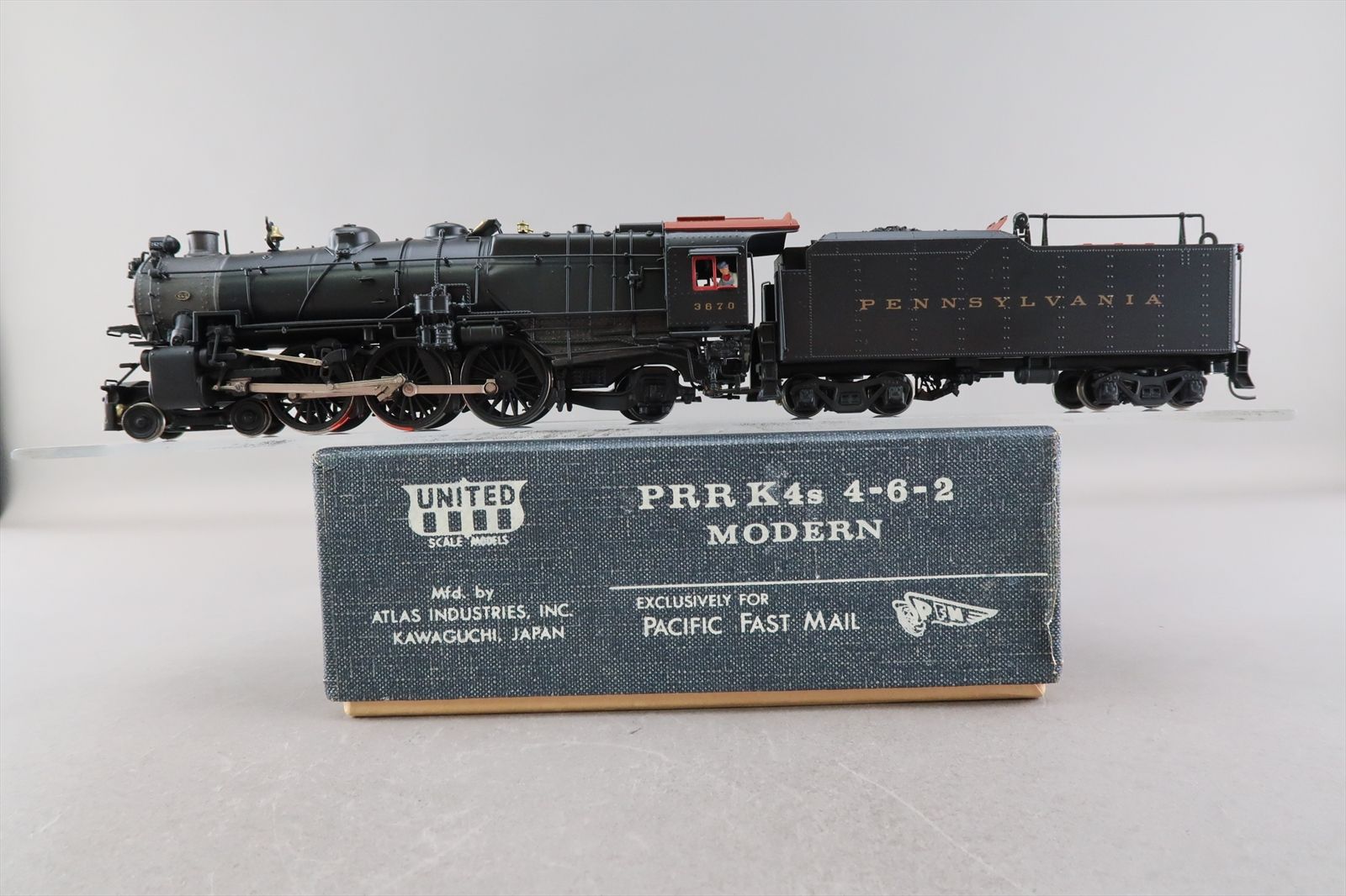 HO Brass Model - PFM PRR Pennsylvania Modern K4s 4-6-2 #3670 - Custom ...