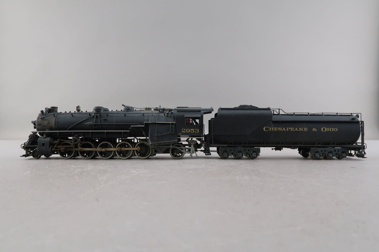 HO Brass Model - NJCB 279-C C&O Chesapeake & Ohio 2-10-2 B-1 Pumps on ...