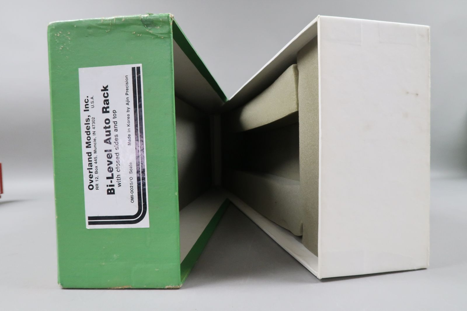 O Brass Model - OMI 0025 AT&SF ATSF Santa Fe Bi-Level Auto Rack w ...