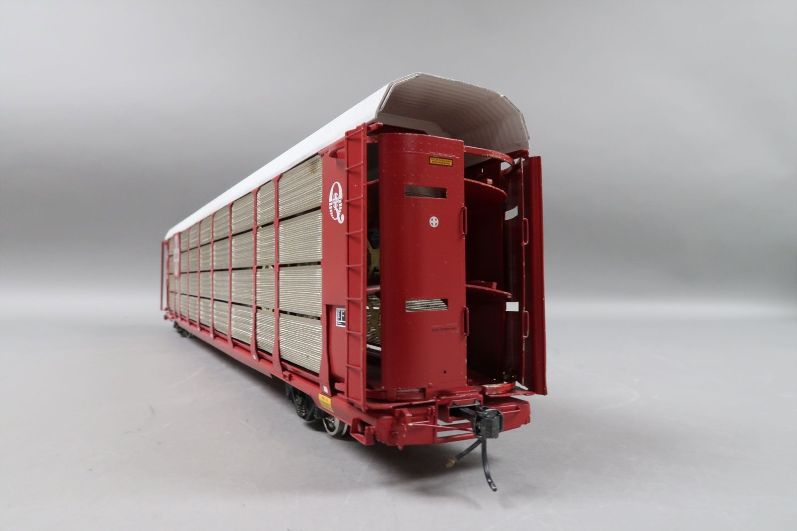 O Brass Model - OMI 0025 AT&SF ATSF Santa Fe Bi-Level Auto Rack w ...