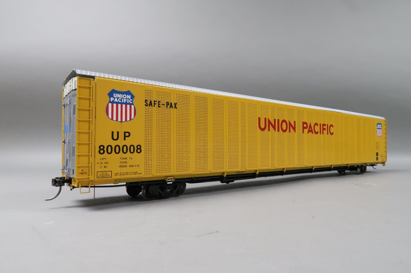 O Brass Model - OMI 0768 UP Union Pacific Safe-Pak Tri-Level Auto Rack ...