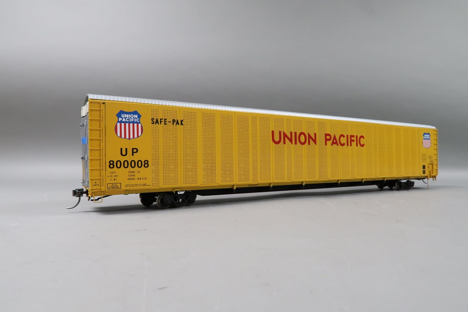 O Brass Model - OMI 0768 UP Union Pacific Safe-Pak Tri-Level Auto Rack ...