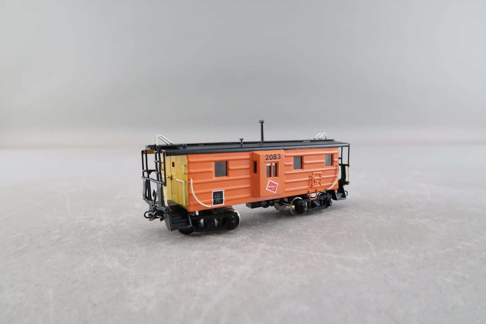 N Brass Model - OMI 2829.1 Milwaukee Road Bay Window Ribbed Caboose ...