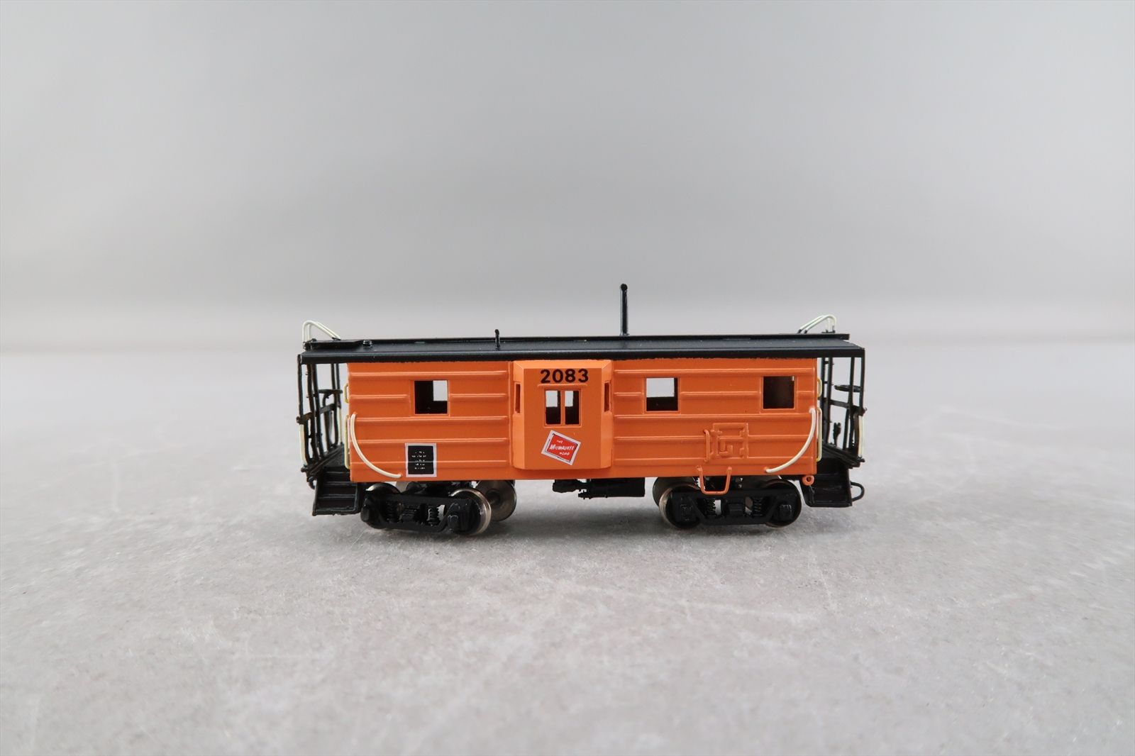 N Brass Model - OMI 2829.1 Milwaukee Road Bay Window Ribbed Caboose ...